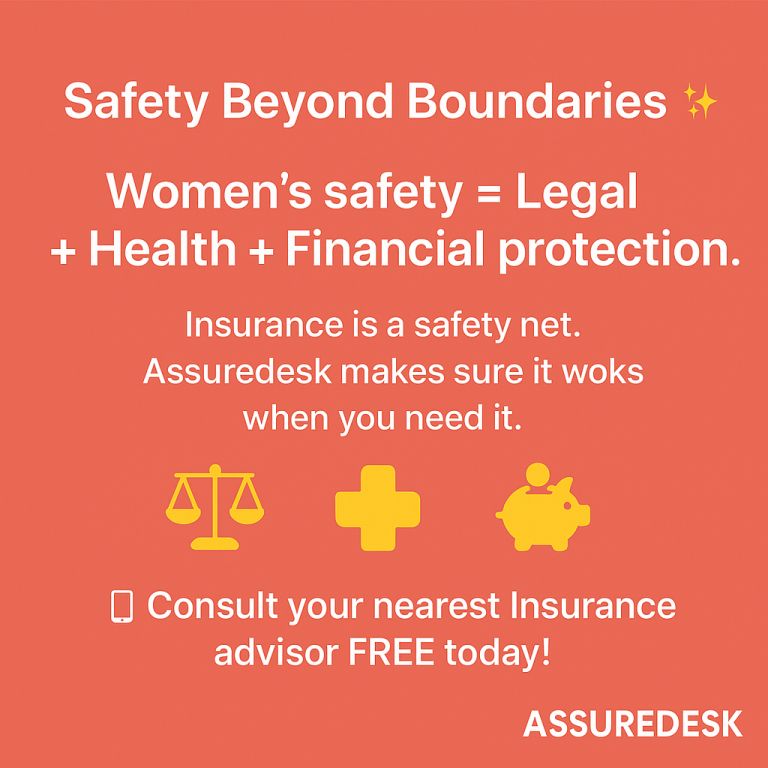 Women’s Safety in India: How Insurance Empowers Protection | Assuredesk